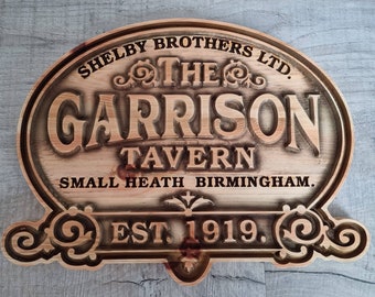 Peaky Blinders Garrison Pub Sign - Etsy
