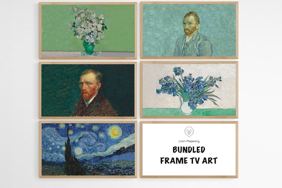 Samsung Frame TV Art 4K Vincent Van Gogh Set of 5 Art Bundle - Etsy