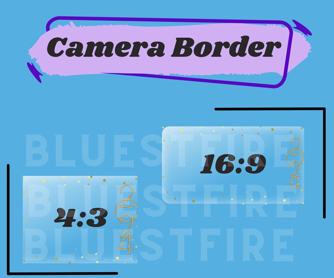 New Years Camera Border, for 2024 - Etsy