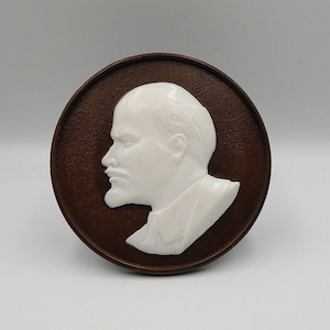 Plaque LENIN, Vintage USSR, Souvenir, Soviet Agitation, Souvenirs Lenin ...