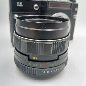 Film Camera 35mm Zenit-11 Lens Helios-44m-4, 2/58 М42 Working Condition ...