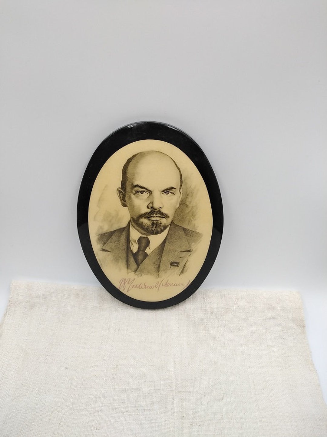 Plaque LENIN, Vintage USSR, Souvenir, Soviet Agitation, Souvenirs Lenin ...