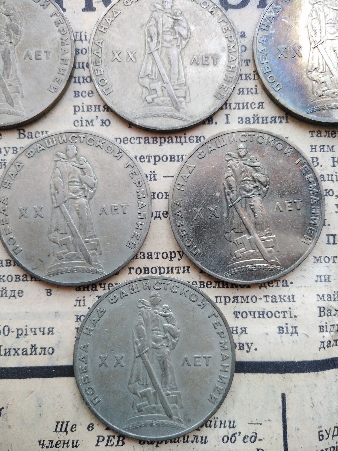Set of 10 Soviet CoinsLenin Rubles Soviet Rubles Big Metal | Etsy