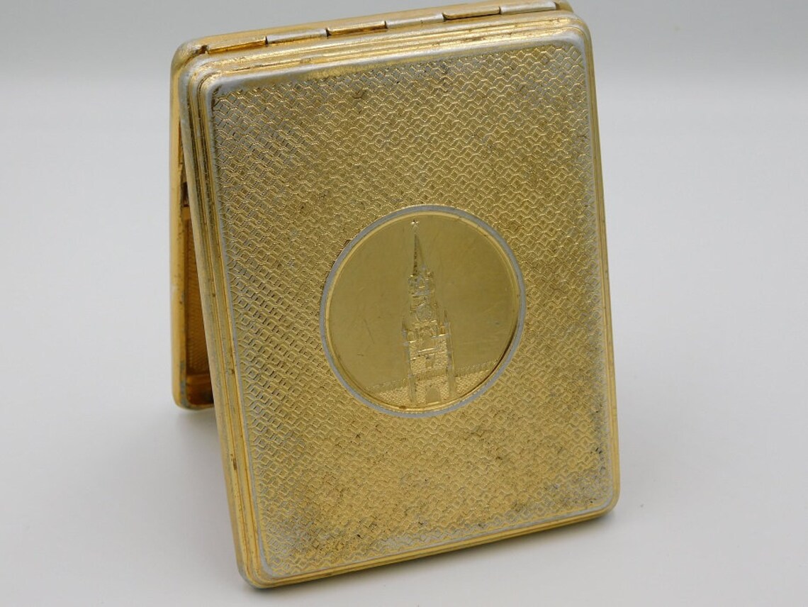 Soviet Vintage Cigarette Case Cigar Boxes Moscow Kremlin - Etsy