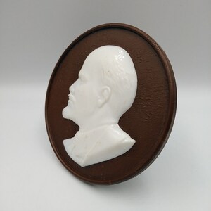 Plaque LENIN, Vintage USSR, Souvenir, Soviet Agitation, Souvenirs Lenin ...