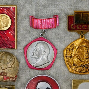 Soviet Badge Vladimir Lenin, Jubilee Badge, Soviet Vintage Badge ...