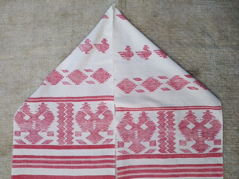 Ukrainian Rushnik Vintage Woven Krolevets Rushnik Towel Unique - Etsy