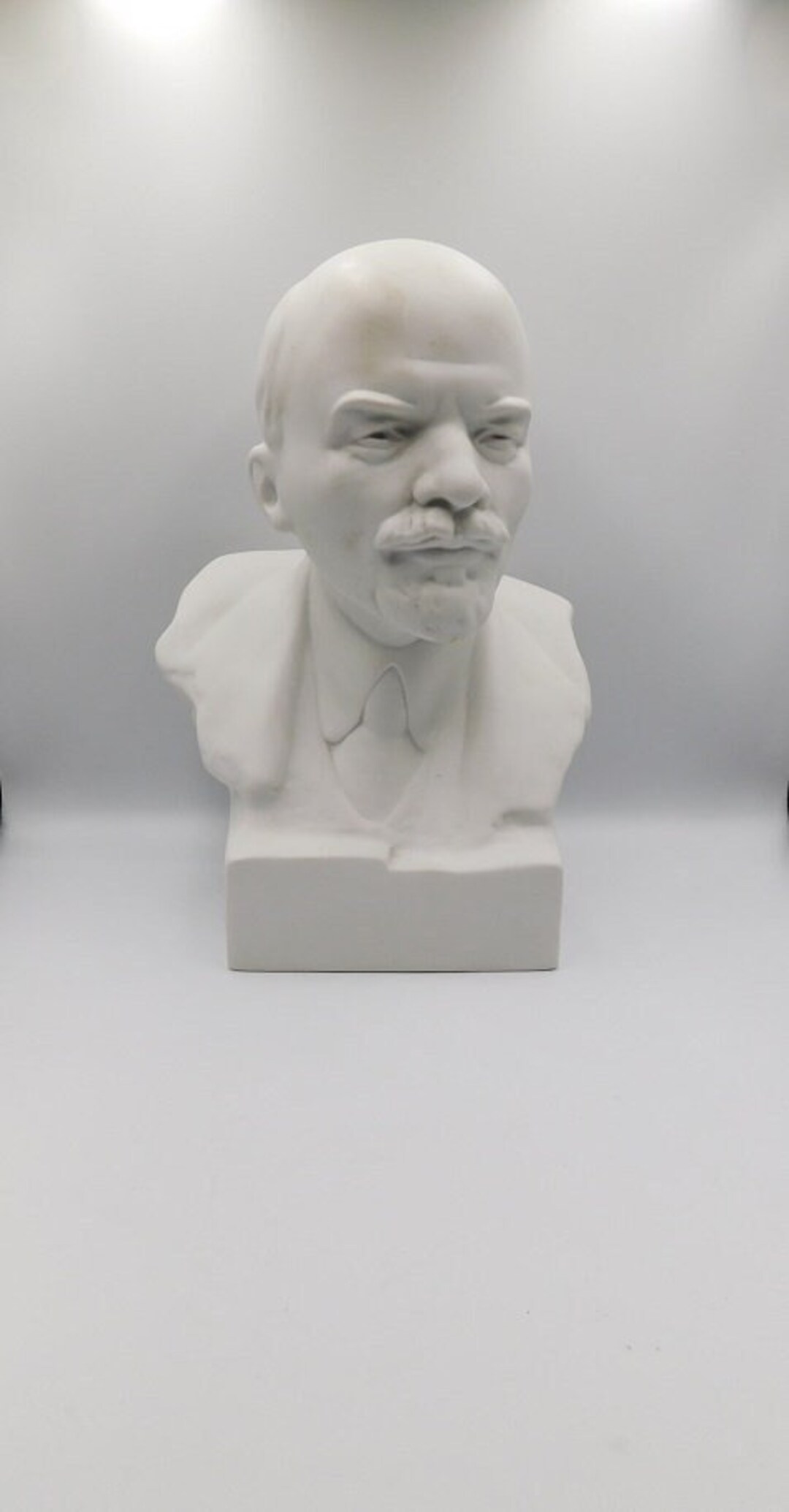Old Porcelain Bust Lenin, Leader and Dictator USSR is Lenin, Soviet ...