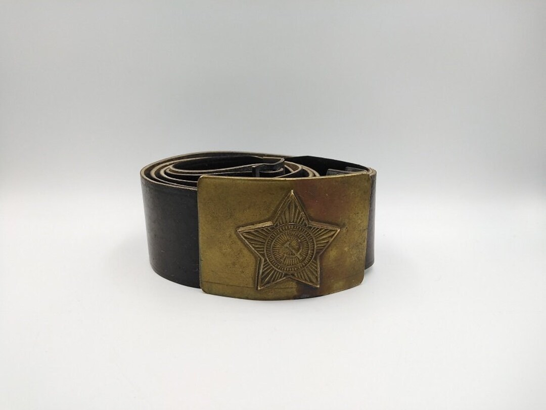Vintage Soviet Belt, Soviet Red Army, Vintage USSR, Made in USSR ...