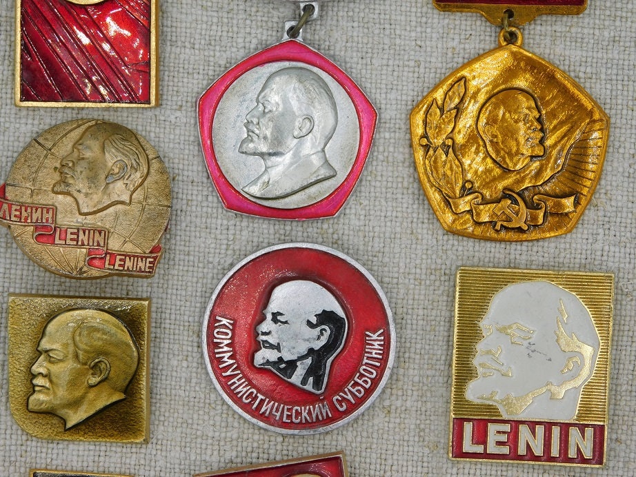 Soviet badge Vladimir Lenin Jubilee badge Soviet vintage | Etsy