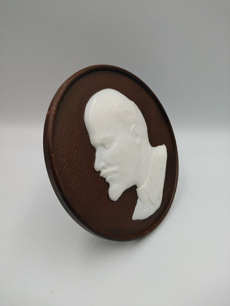 Plaque LENIN Vintage USSR Souvenir Soviet Agitation - Etsy