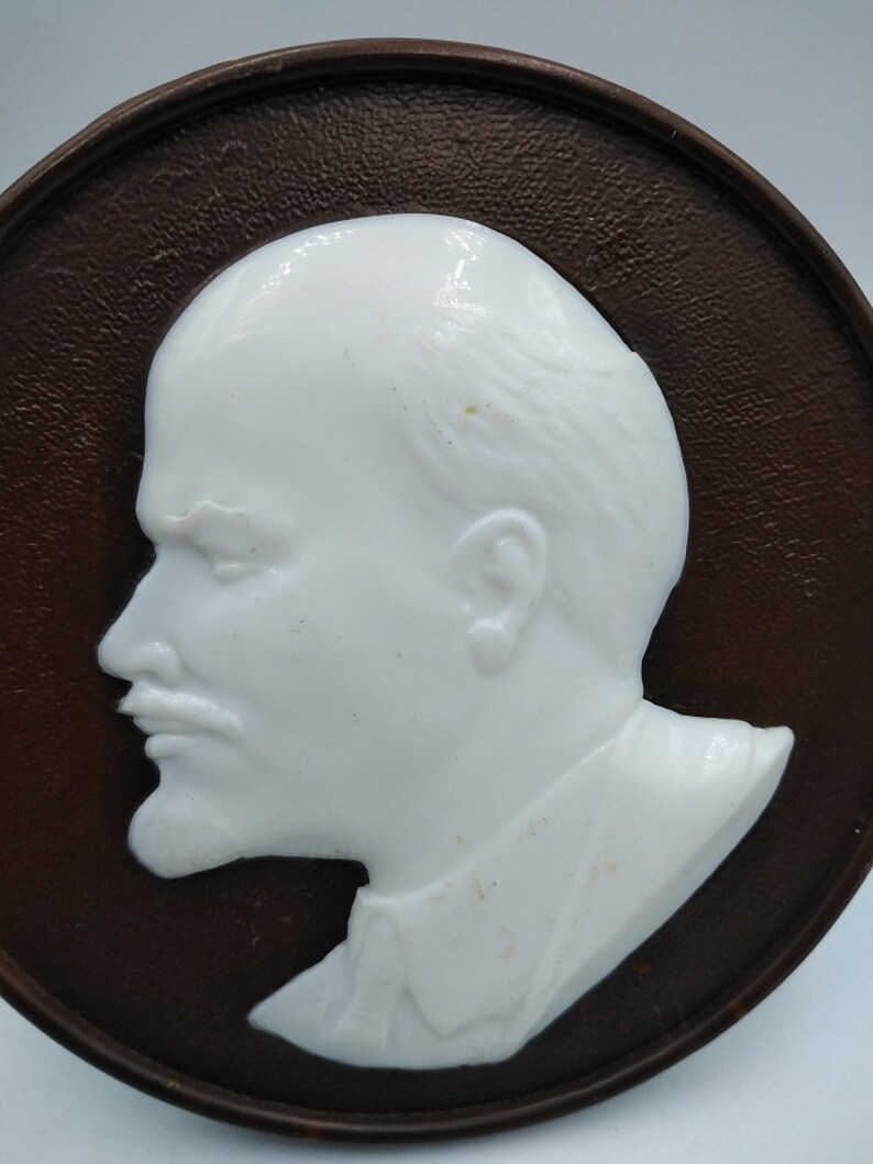 Plaque LENIN Vintage USSR Souvenir Soviet Agitation - Etsy
