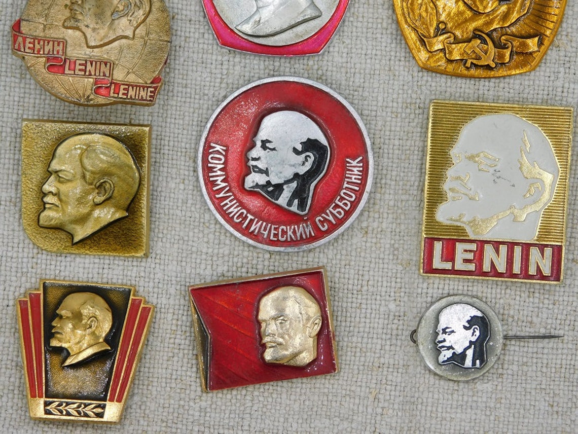 Soviet badge Vladimir Lenin Jubilee badge Soviet vintage | Etsy