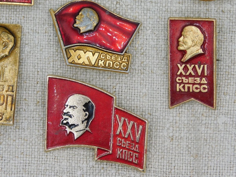 Soviet Badge Vladimir Lenin Jubilee Badge Soviet Vintage - Etsy