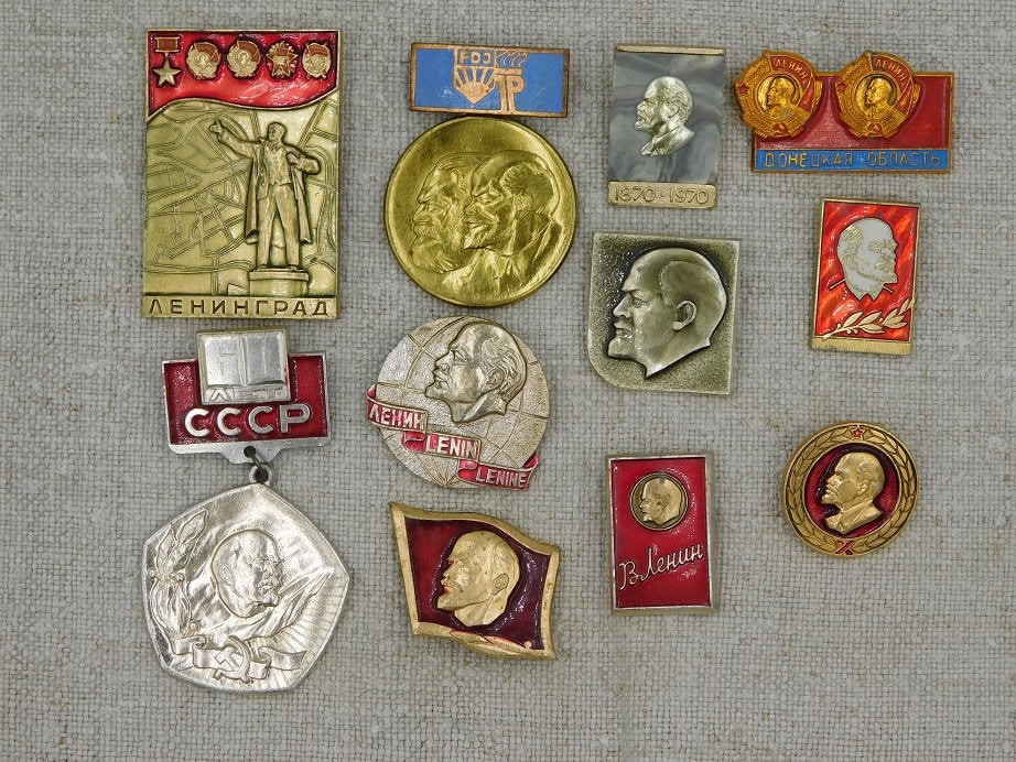 Soviet Badge Vladimir Lenin Jubilee Badge Soviet Vintage - Etsy