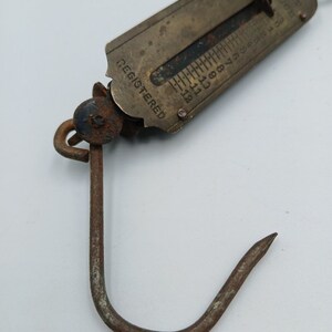 Antique Scales 1930s Bronze Iron, Rare Vintage Antique Pocket Balance ...