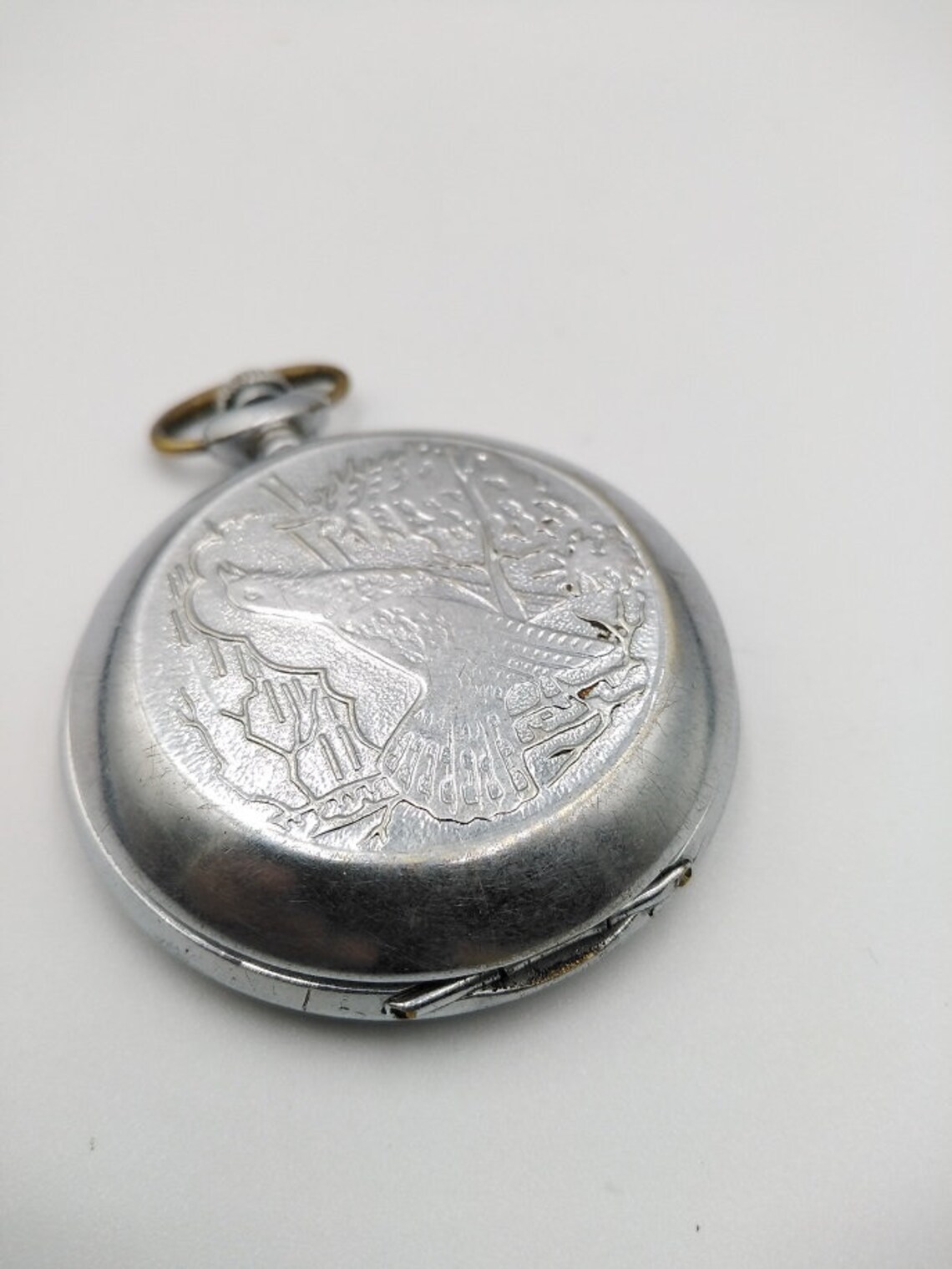 Soviet Pocket Watch Vintsge Pocket Watch USSR MOLNIJA - Etsy