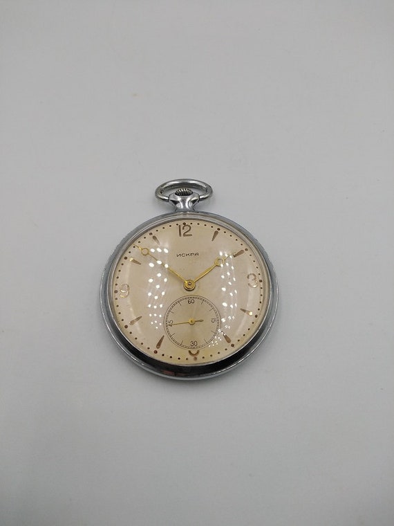 Rare Vintage Pocket Watch ISKRA Cover for Personalization - Etsy