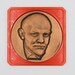 Table Medal Vladimir Lenin, Leader of Proletariat, Soviet Sign, Vintage ...