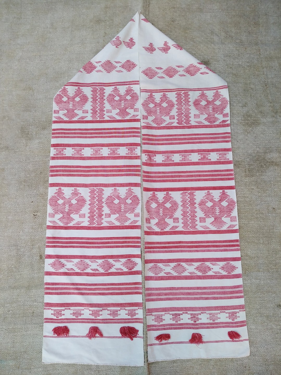 Ukrainian Rushnik Vintage Woven Krolevets Rushnik Towel Unique - Etsy