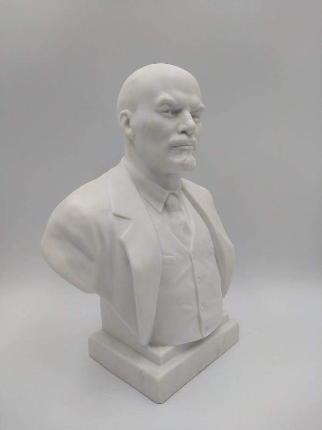 Old Porcelain Bust Lenin, Leader and Dictator USSR is Lenin, Soviet ...
