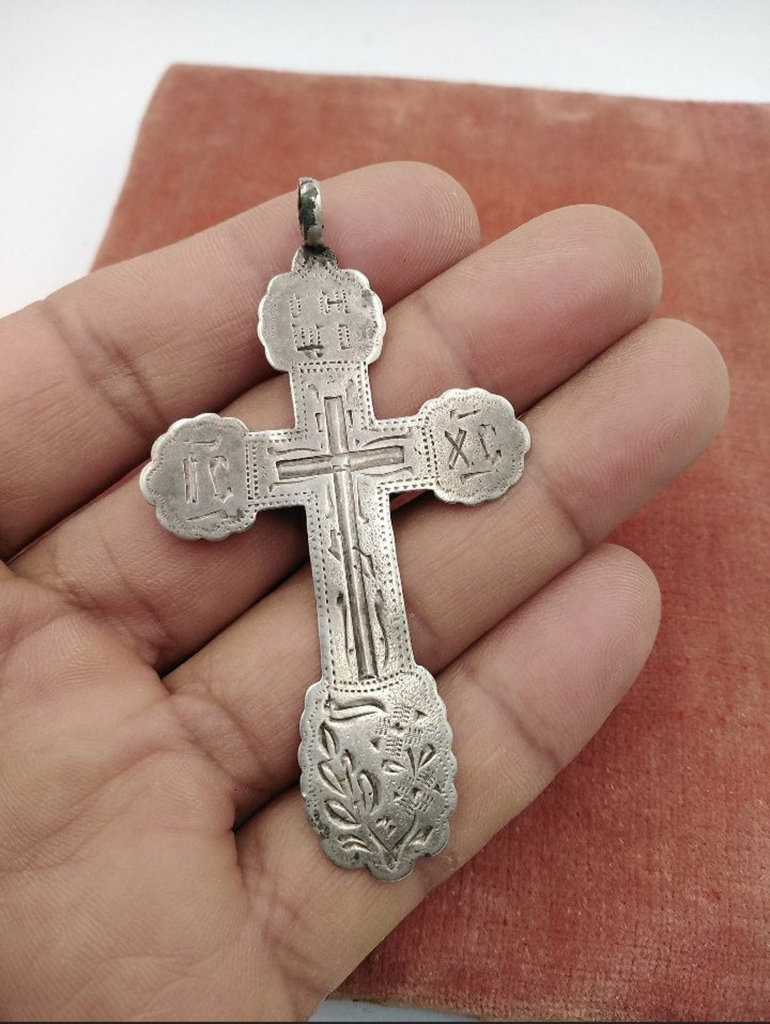 Antique Ukrainian Body Cross, Ukrainian Vintage, Silver Cross, Ancient ...