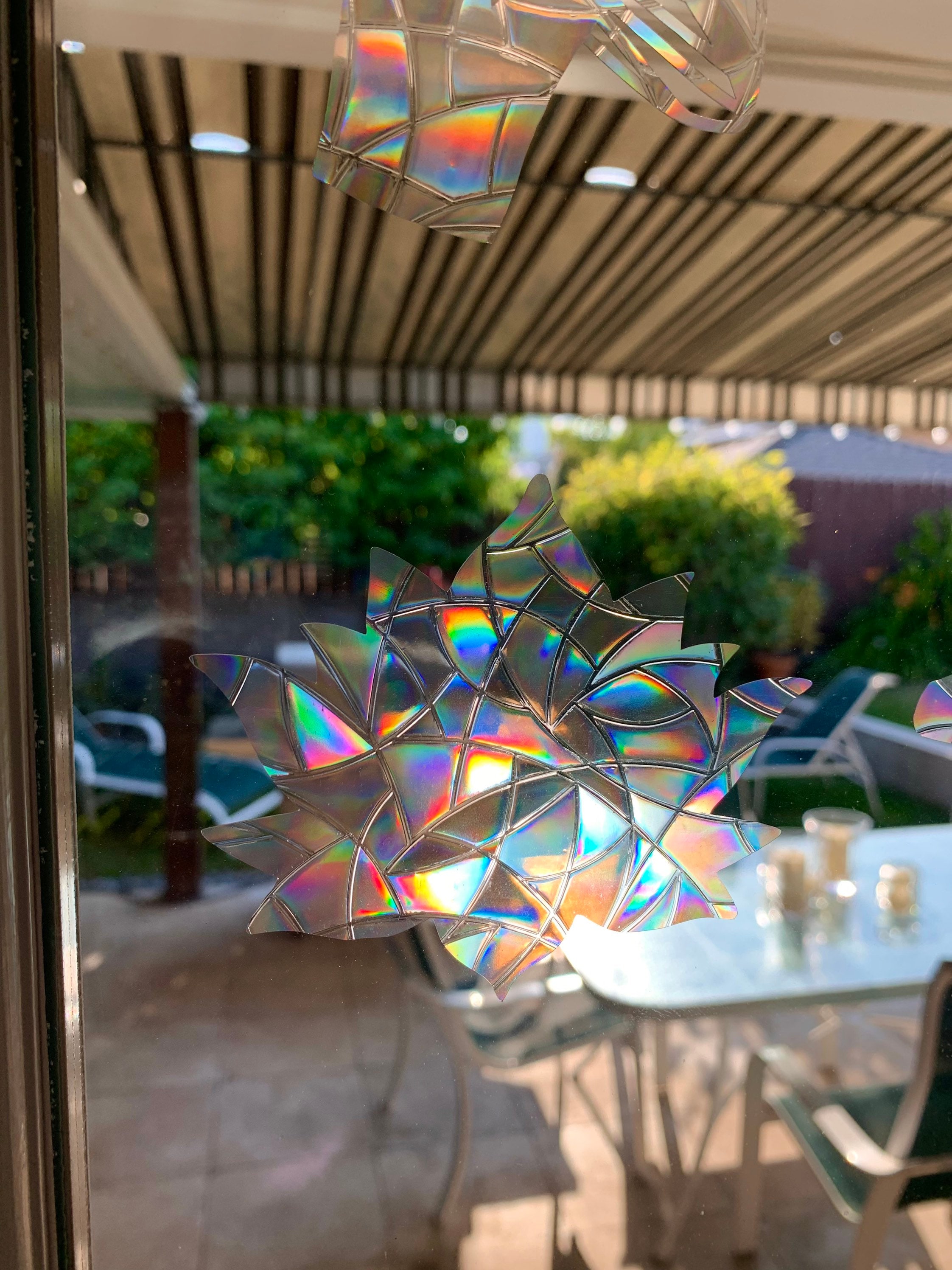 Lotus Rainbow Window Prism Sticker Suncatcher | Etsy