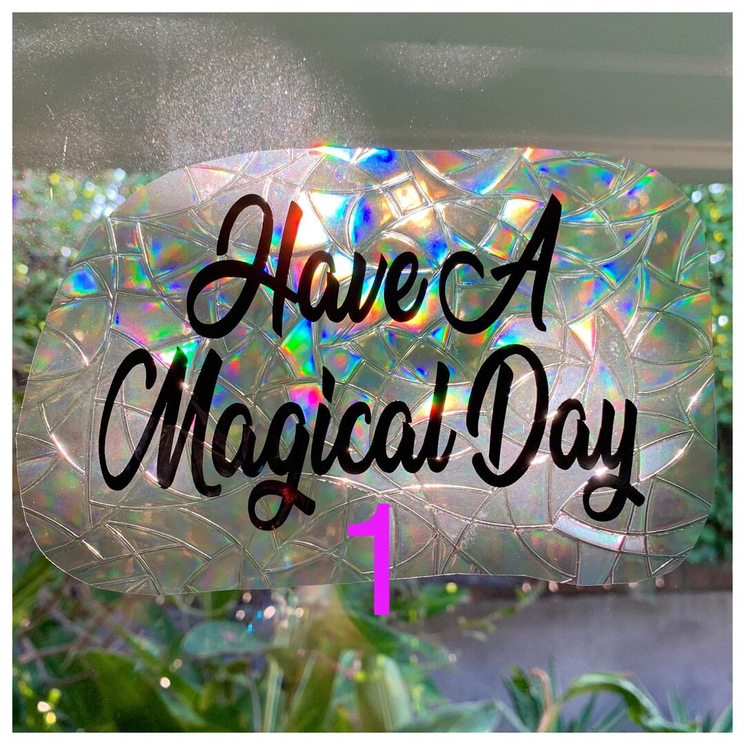 Positive Affirmation Rainbow Window Prism Sticker Decals and Bundles - Etsy