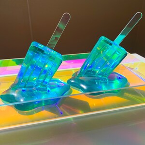 Melting Popsicle Resin Pop Art Sculpture, Home Decor - Etsy