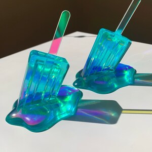 Melting Popsicle Resin Pop Art Sculpture, Home Decor - Etsy
