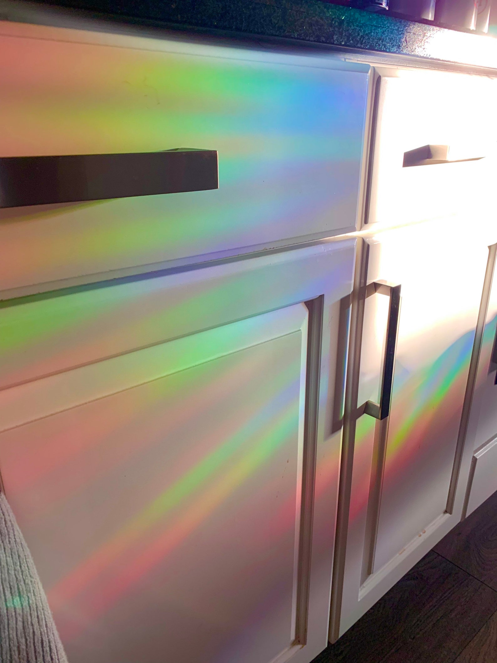 Crystal Cluster Rainbow Window Prism1 Stickerchoose Size - Etsy