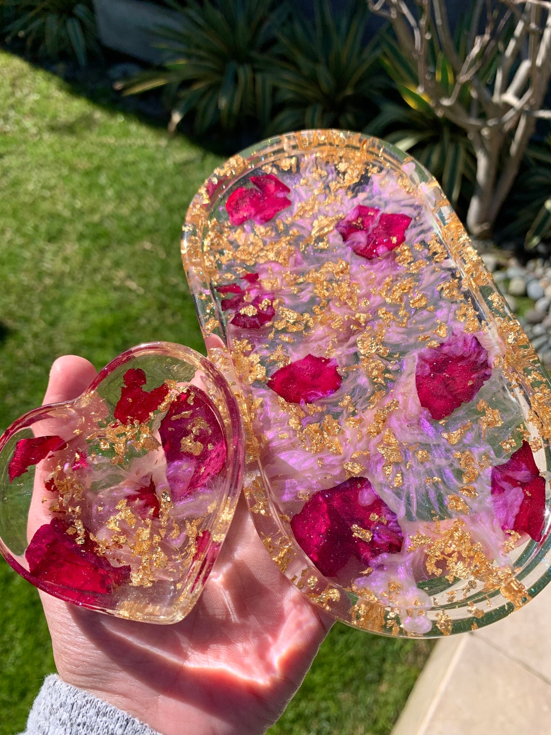 The Love Tray and Heart Dish Set - Etsy