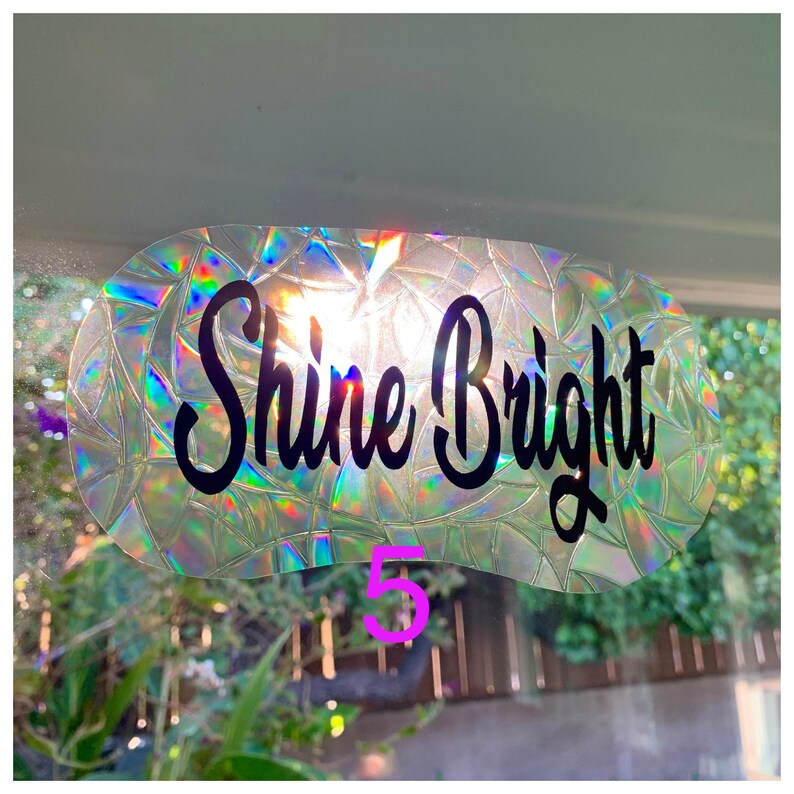 Positive Affirmation Rainbow Window Prism Sticker Decals and - Etsy