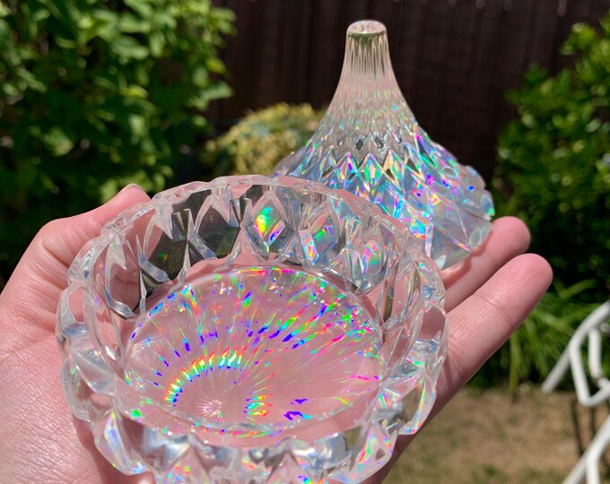 Magical Holographic Rainbow Trinket Box/jewelry Box - Etsy