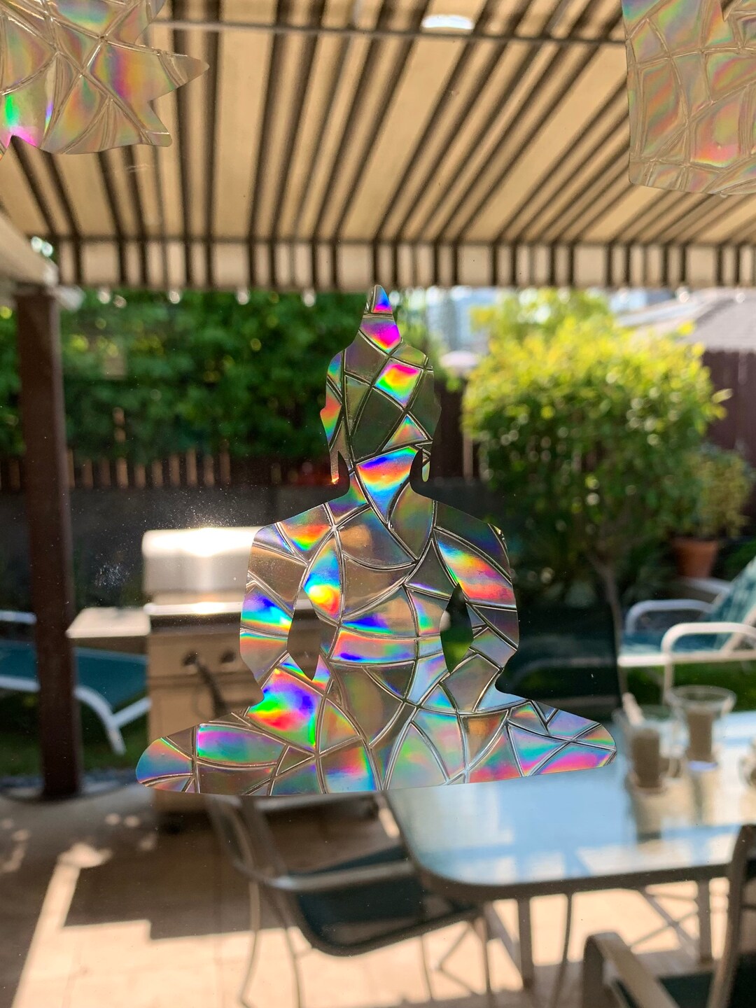 Meditation Zen Buddha Rainbow Window Prism Sticker Suncatcher - Etsy