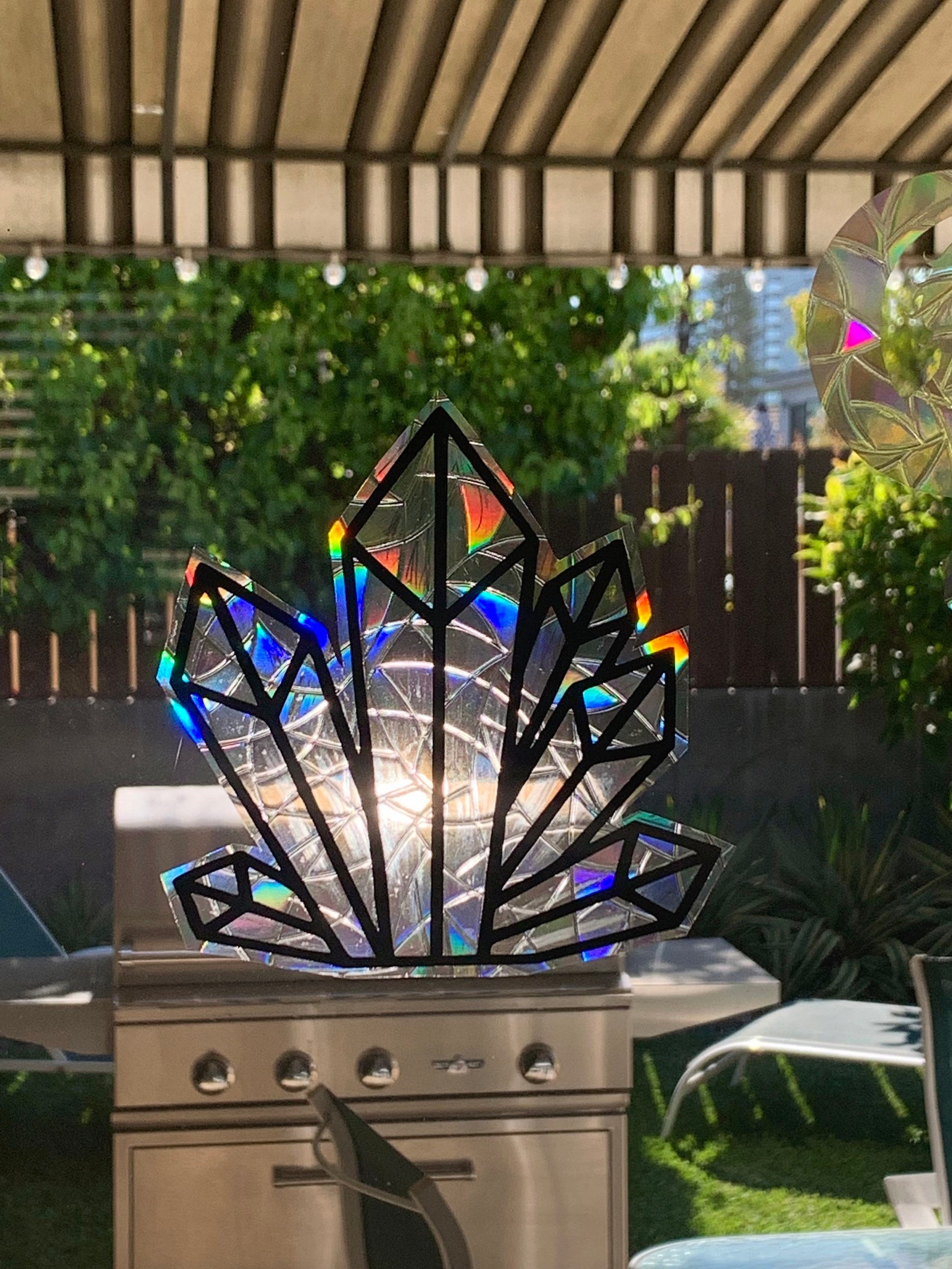 Crystal Cluster Rainbow Window Prism1 Stickerchoose Size - Etsy