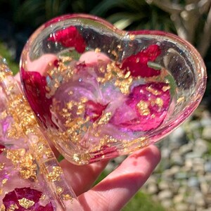 Heart Shaped Rose Petal Dish - Etsy
