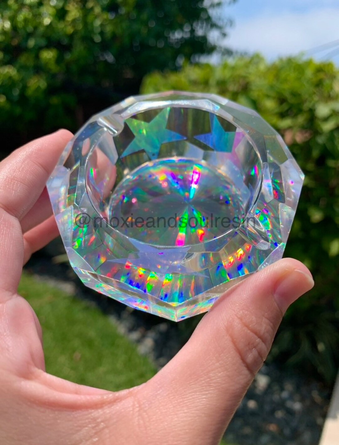 Holographic Stardust Ashtray/trinket Dish - Etsy