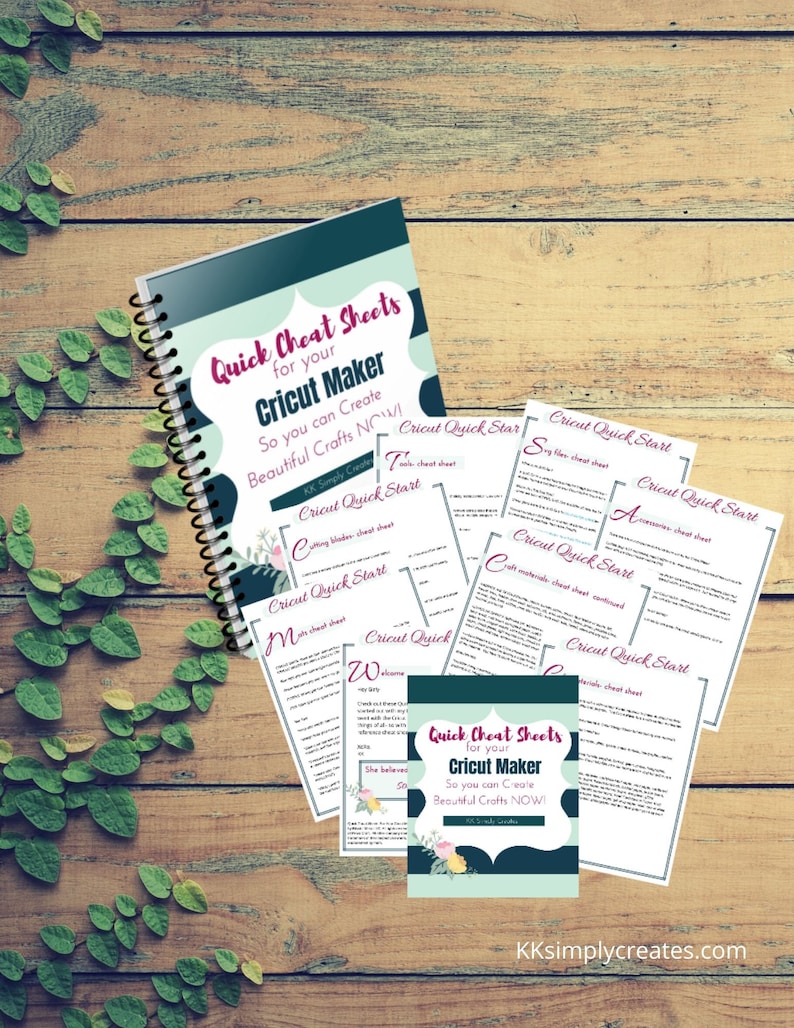 Quick Start Cheat Sheets for Your Cricut Maker Designs - Etsy