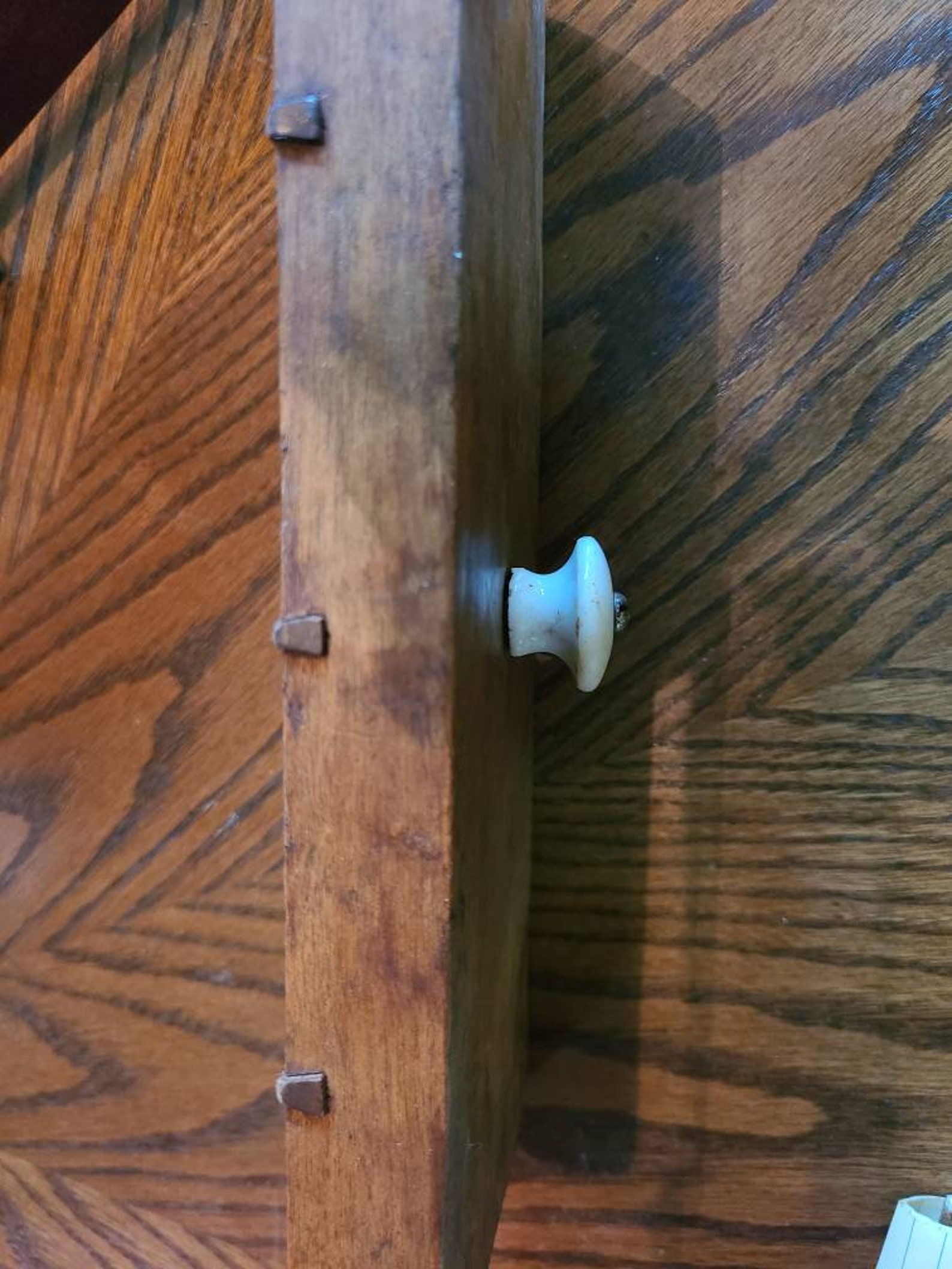 Wooden 8 Square Butter Mold With Porcelain Knob - Etsy