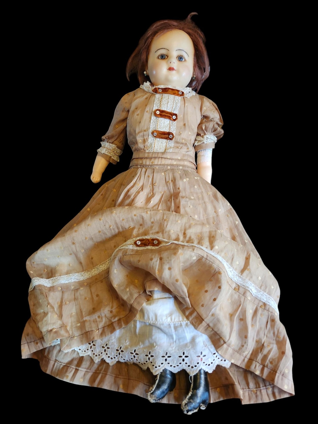 1800's Beautiful Wax Doll All Original 29 Inches - Etsy