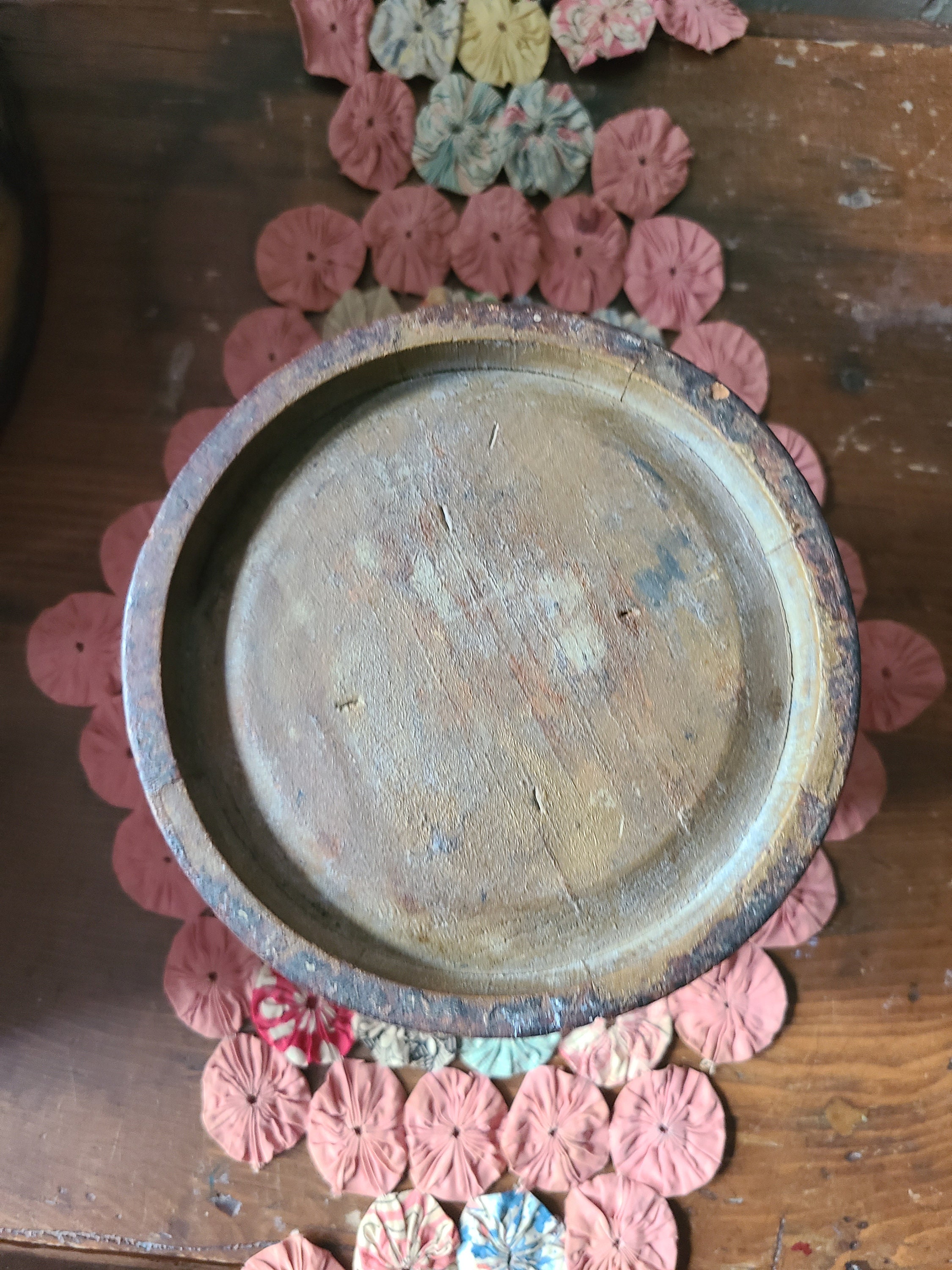 Early Vintage Firken Sugar Bucket With 1800's Russell Morgan Fruit Co ...