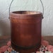 Early Vintage Firken Sugar Bucket With 1800's Russell Morgan Fruit Co ...