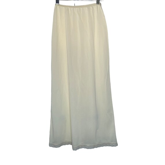 Vintage Womens XS Lorraine 36" Long Half Slip Maxi Iv… - Gem