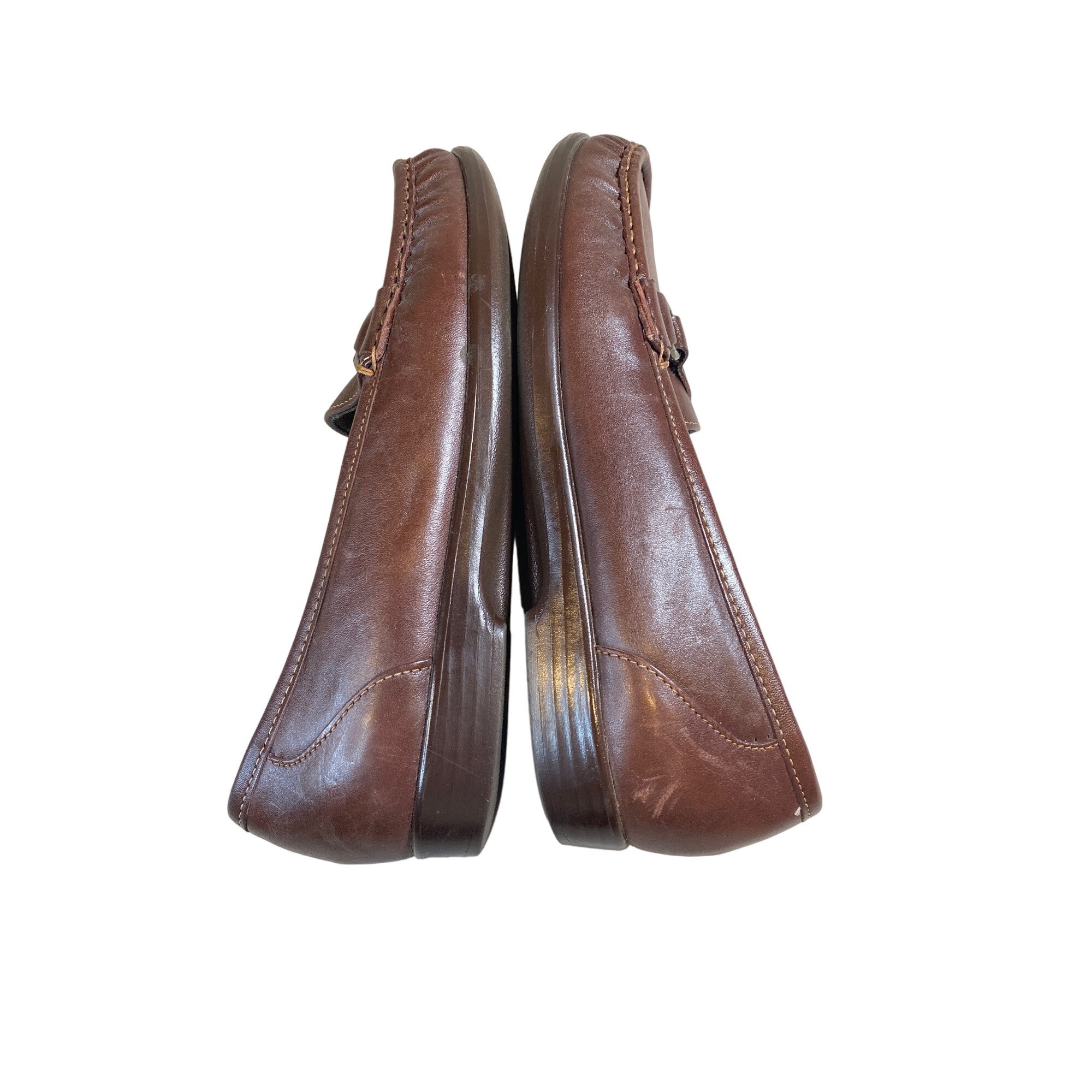 SAS Women's Brown Leather Slip on Loafers Size 8 Narrow - Etsy
