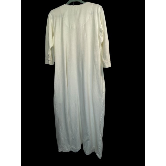 Go Softly LARGE Off White Long Nightgown Robe Embroid… - Gem