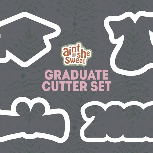 Graduation Gown 2 Cookie Cutter - Etsy