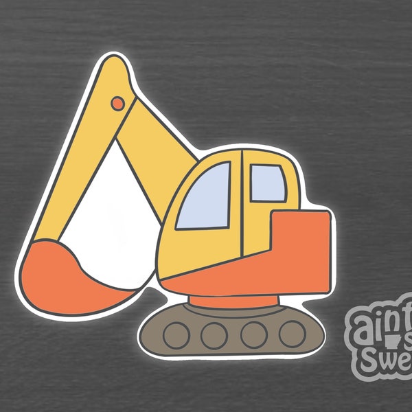 Excavator Cookie Cutter - Etsy