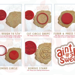 Personalized Cookie Cutter for Christmas, Stamp With Family Name ...