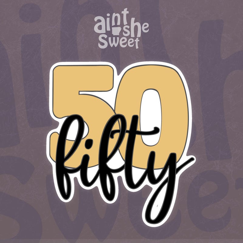 50th Birthday Cookies - Etsy